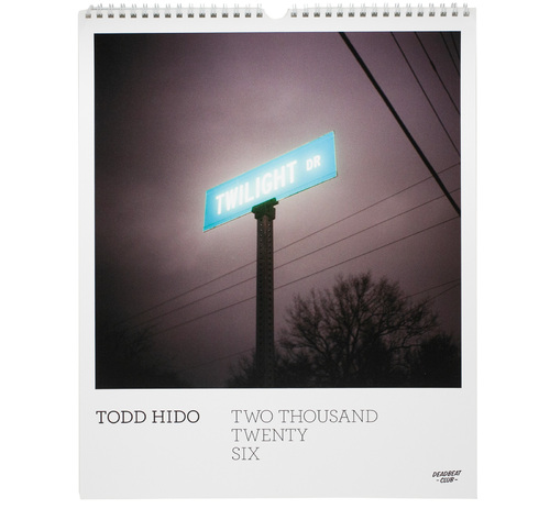 2026 Calendar - Todd HIDO | shashasha - Photography & art in books